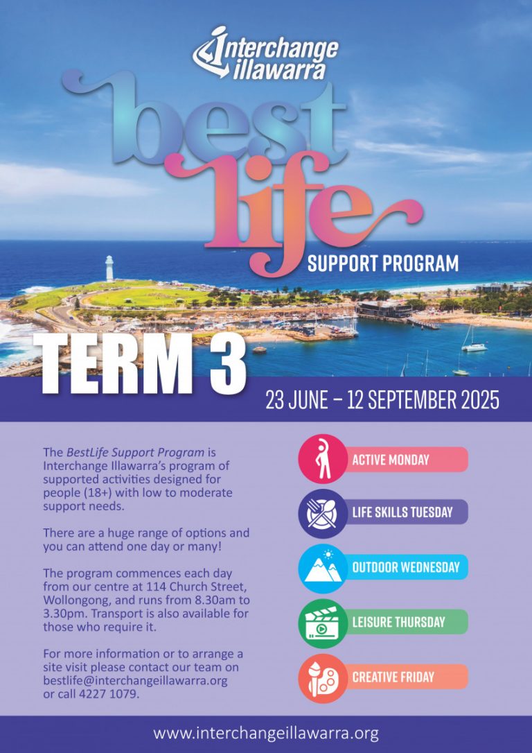 BestLife Support Program - Interchange Illawarra